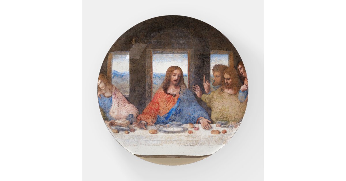 PAPERWEIGHT : DA VINCI : THE LAST SUPPER ( DETAIL) | Zazzle
