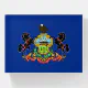 Paperweight with flag of Pennsylvania State, USA | Zazzle
