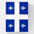 Paperweight with flag of Quebec, Canada | Zazzle