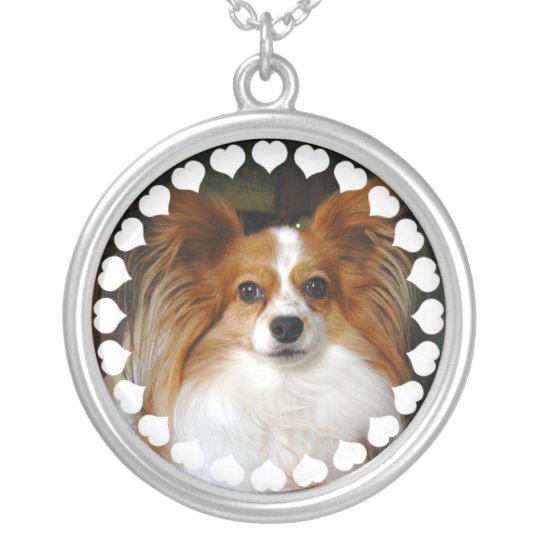 Papillon Dog Necklace | Zazzle.com