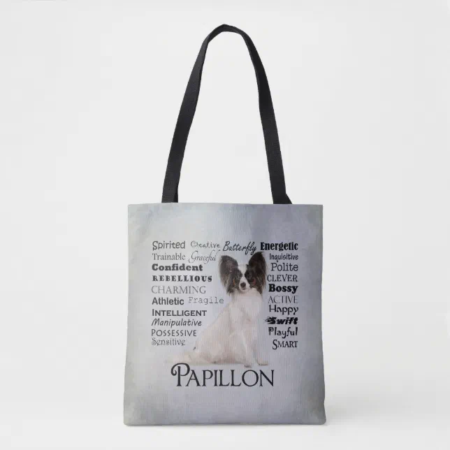Papillon Traits Tote | Zazzle