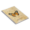 Papillon Words Notebook | Zazzle
