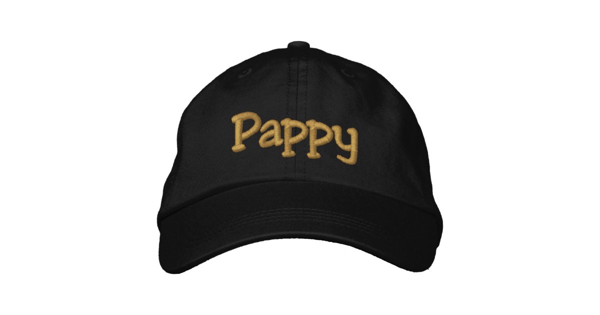 Pappy Personalized Embroidered Baseball Cap / Hat | Zazzle
