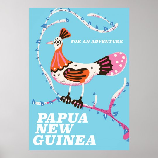Papua New Guinea Travel poster | Zazzle.com