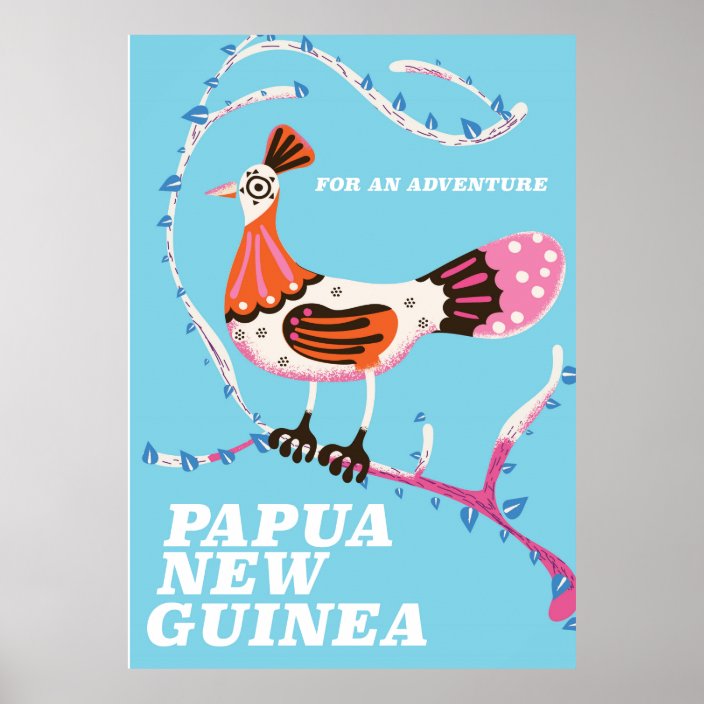 Papua New Guinea Travel poster | Zazzle.com