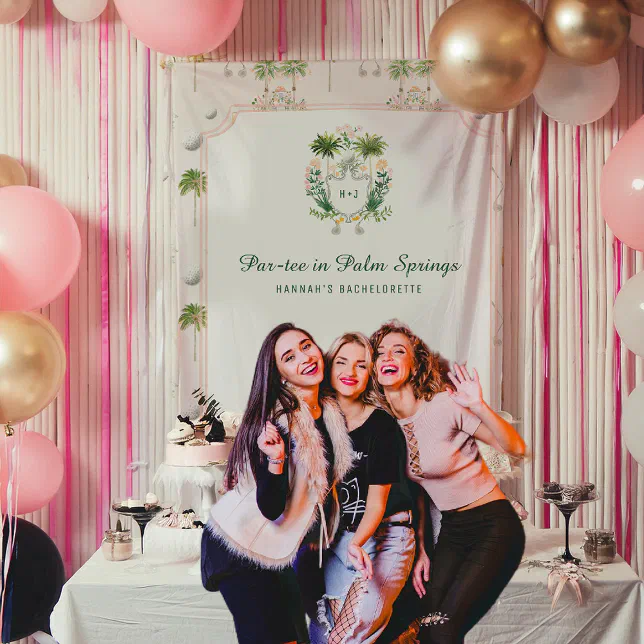 Par-Tee Before The Tee | Photo Booth Backdrop | Zazzle