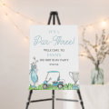 Par-Three Golf 3rd Birthday Party Welcome Sign | Zazzle