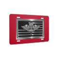 Parachute Rigger with American Flag License Plate | Zazzle