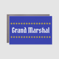 Parade Grand Marshal sign with gold stars | Zazzle
