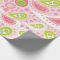 Parade of Pink Paisley Wrapping Paper | Zazzle