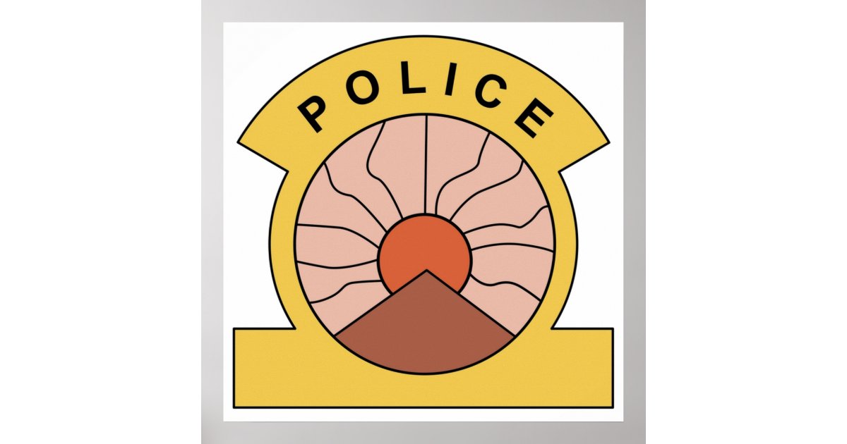 Paradise PD Paradise Police Poster | Zazzle
