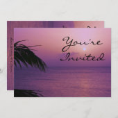 Paradise Sunset Invitation | Zazzle
