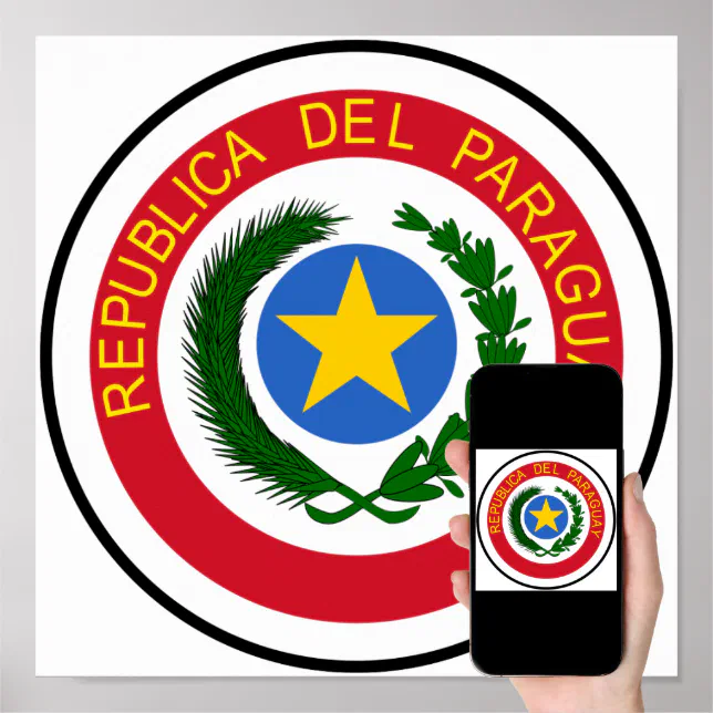 Paraguay Coat of Arms Poster | Zazzle