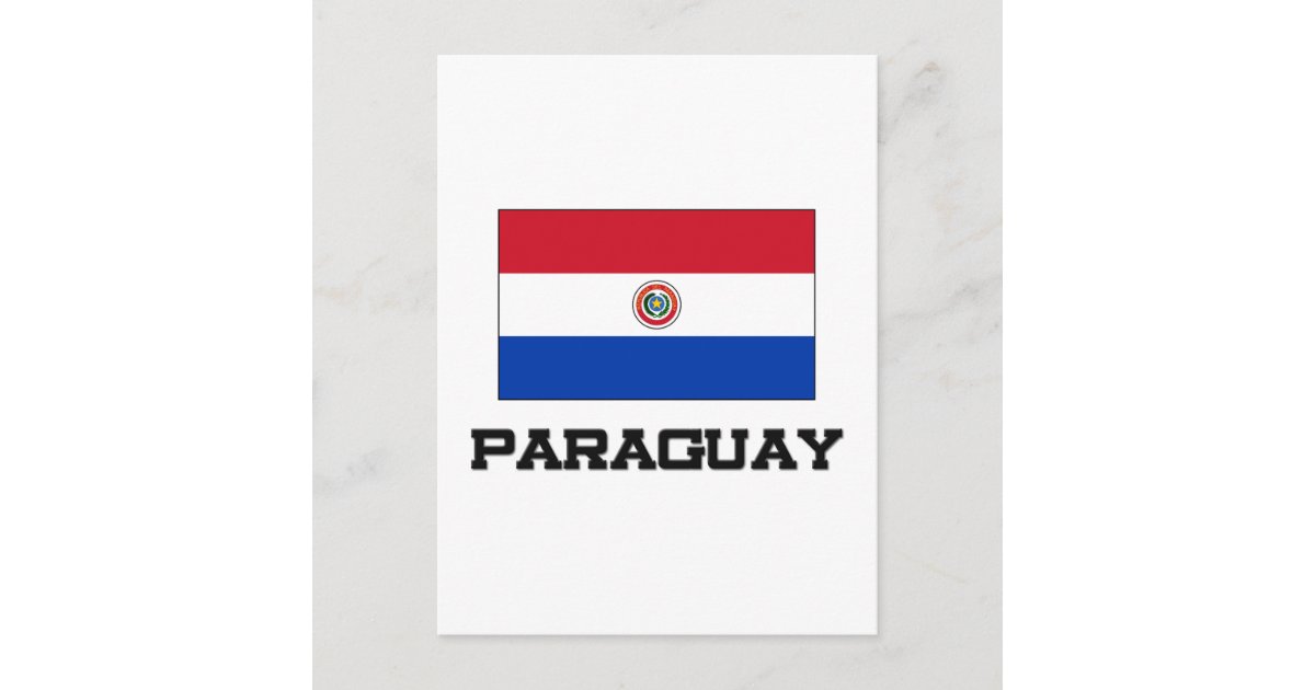 Paraguay Flag Postcard | Zazzle