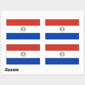 Paraguay* Flag Sticker | Zazzle