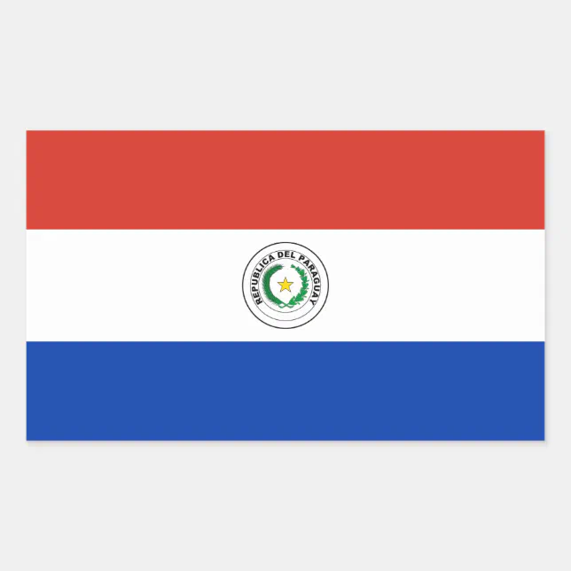 Paraguay* Flag Sticker | Zazzle