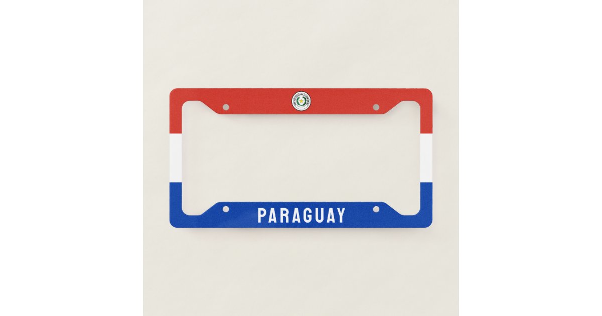Paraguay License Plate Frame | Zazzle