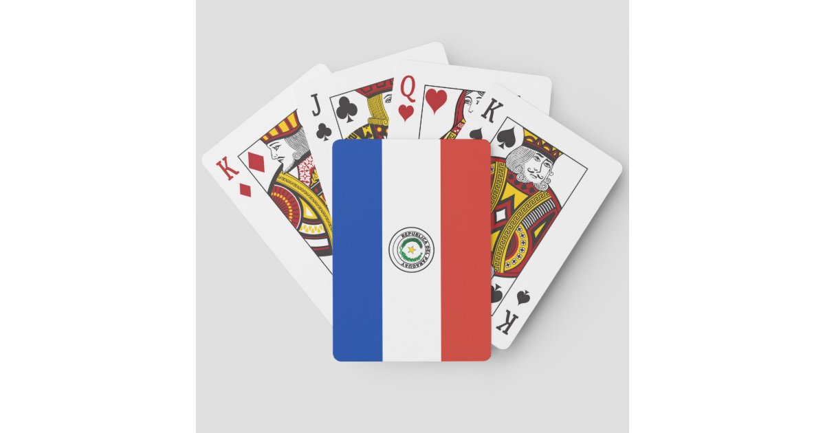 Paraguay (Paraguayan) Poker Cards | Zazzle