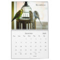 Parakeet calendar | Zazzle