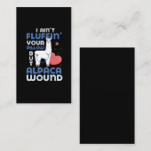 Paramedic Alpaca Wound Care Nurse Trauma EMT Business Card | Zazzle