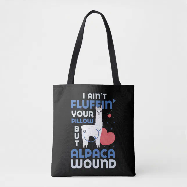 Paramedic Alpaca Wound Care Nurse Trauma EMT Tote Bag | Zazzle