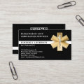 Paramedic EMS EMT Ambulance Emergency QR Code Logo Business Card | Zazzle