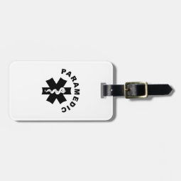 Paramedic EMS Logo Luggage Tag | Zazzle