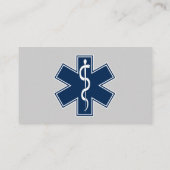 Paramedic EMT EMS Business Card | Zazzle