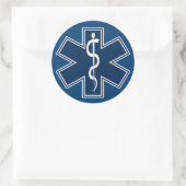 Paramedic EMT EMS Classic Round Sticker | Zazzle