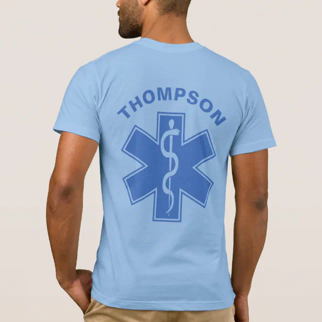 Paramedic EMT EMS Custom Color T-Shirt | Zazzle