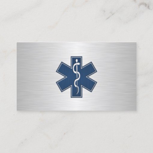 Paramedic EMT EMS Deluxe Business Card | Zazzle