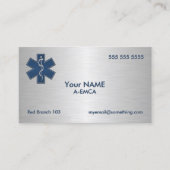 Paramedic EMT EMS Deluxe Business Card | Zazzle