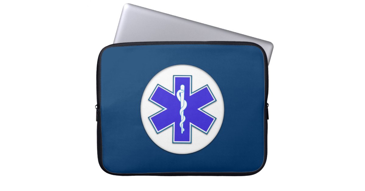 Paramedic EMT EMS Laptop Sleeve | Zazzle