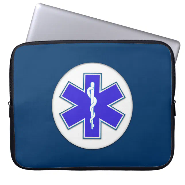 Paramedic EMT EMS Laptop Sleeve | Zazzle