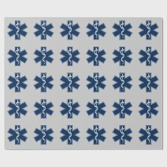 Paramedic EMT EMS Wrapping Paper | Zazzle