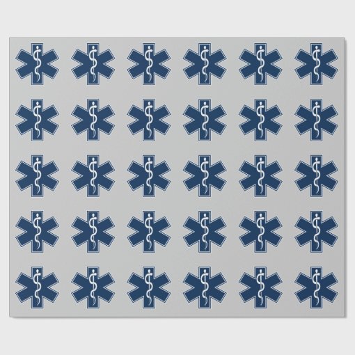 Paramedic EMT EMS Wrapping Paper | Zazzle