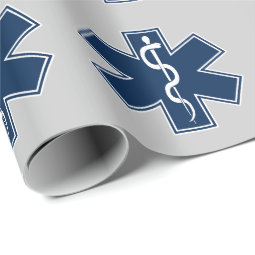 Paramedic EMT EMS Wrapping Paper | Zazzle