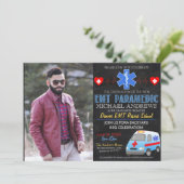 Paramedic EMT Graduation Invitation | Zazzle