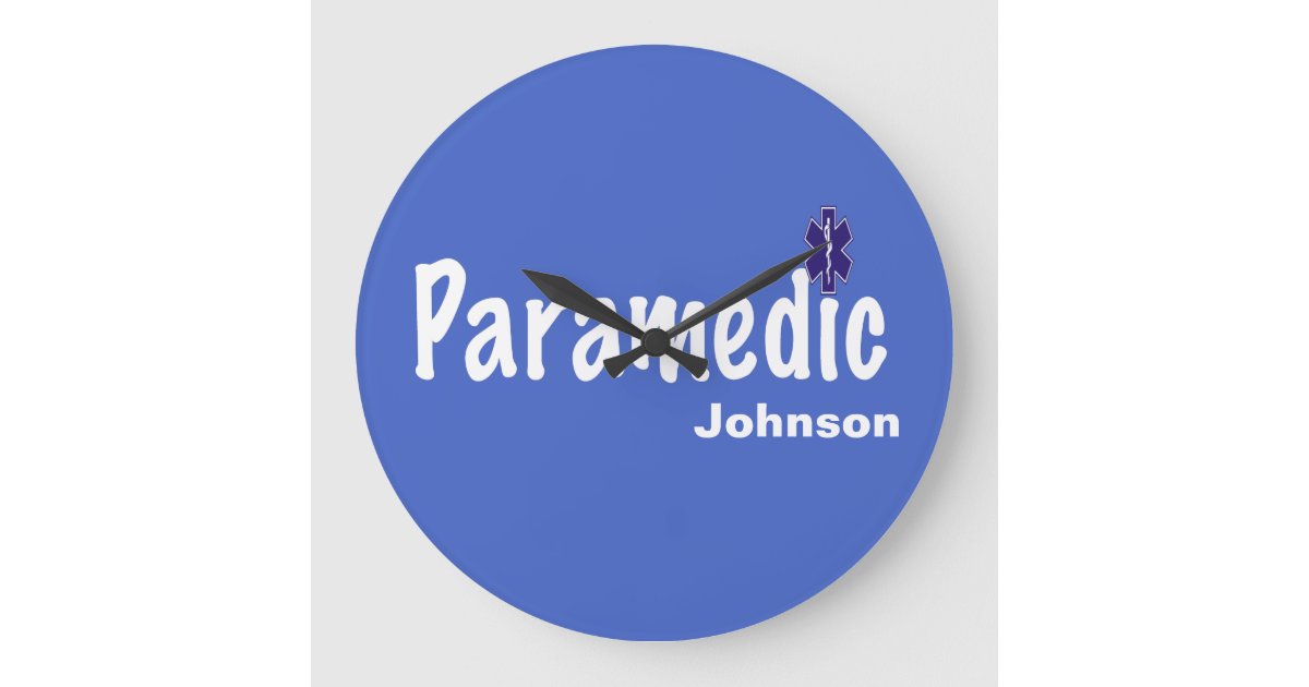 Paramedic Large Clock | Zazzle