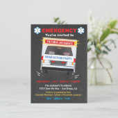 Paramedic or EMT Graduation Party Invitation | Zazzle