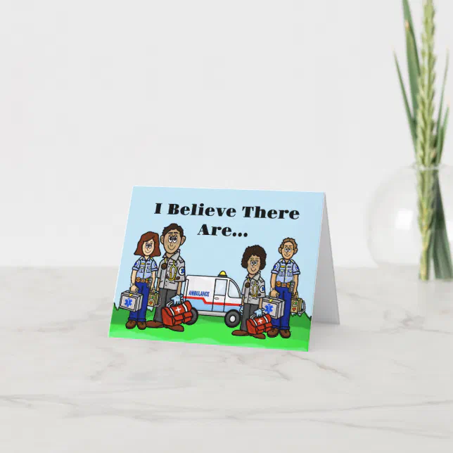 Paramedics Thank You Card | Zazzle
