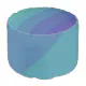 Paranoia Color Palette Blue Sky Cyan Seat Chair Pouf | Zazzle