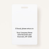 Paranormal Investigator Employee Photo ID Security Badge | Zazzle