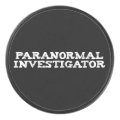Paranormal Investigator Ghost Hunting Hockey Puck | Zazzle