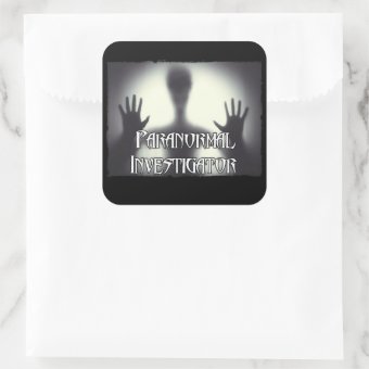 Paranormal Investigator Ghost Stickers | Zazzle