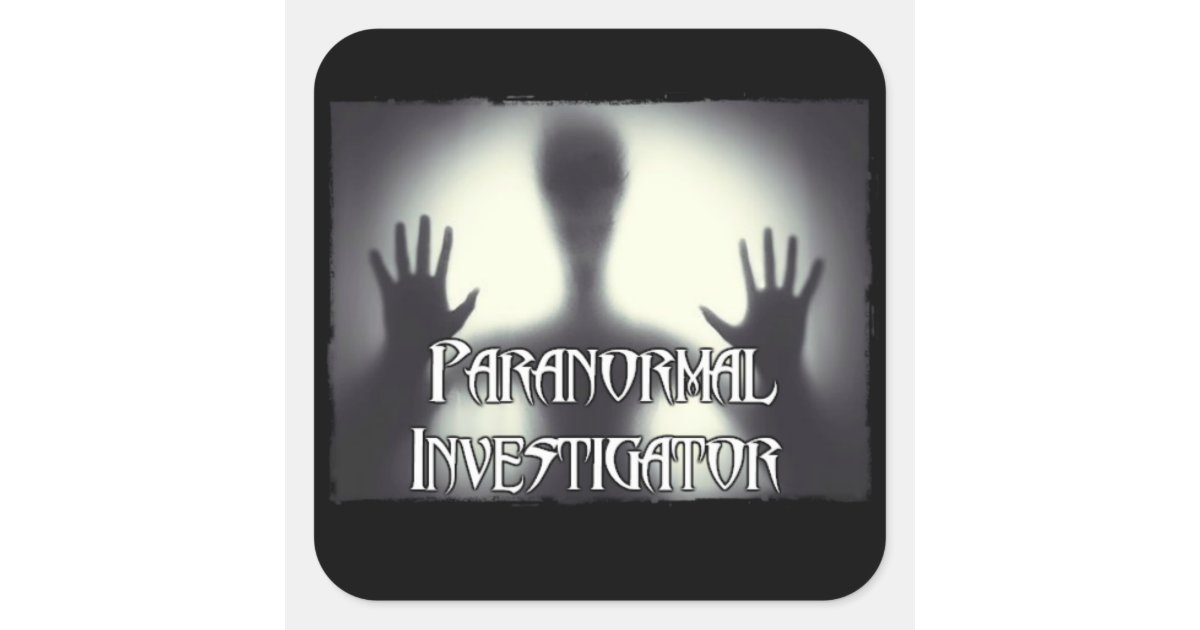 Paranormal Investigator Ghost Stickers | Zazzle