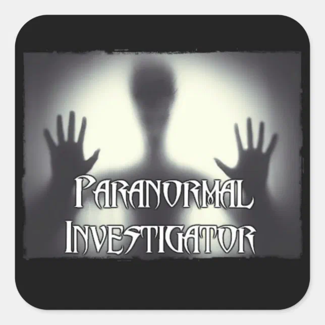 Paranormal Investigator Ghost Stickers | Zazzle