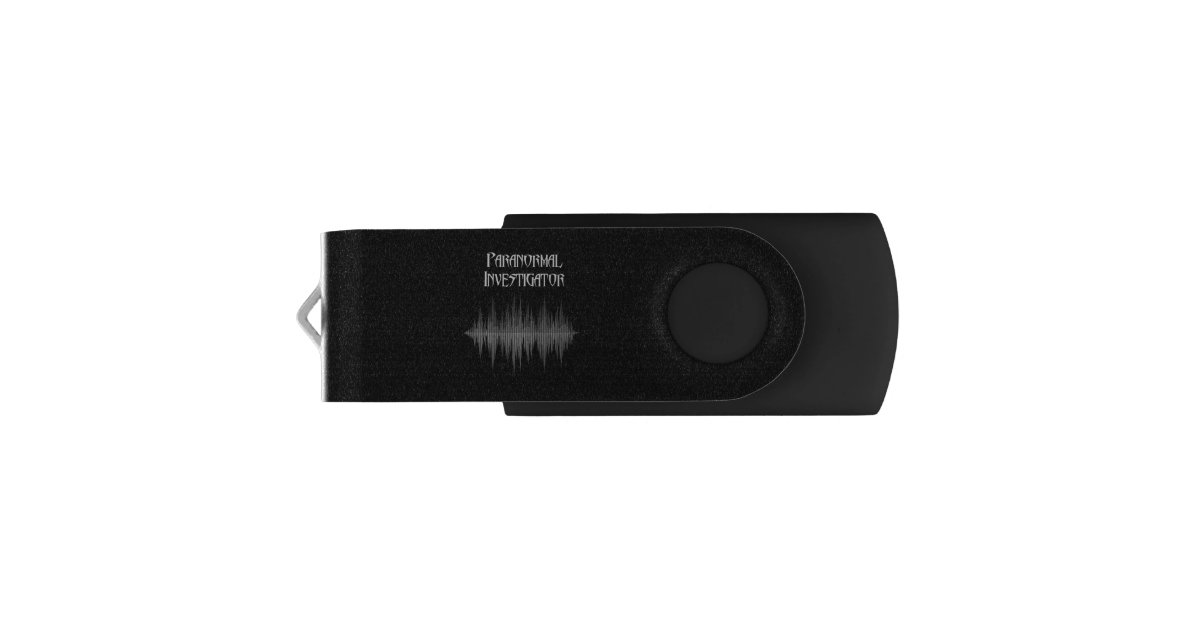 Paranormal Investigator Soundwave USB Drive | Zazzle