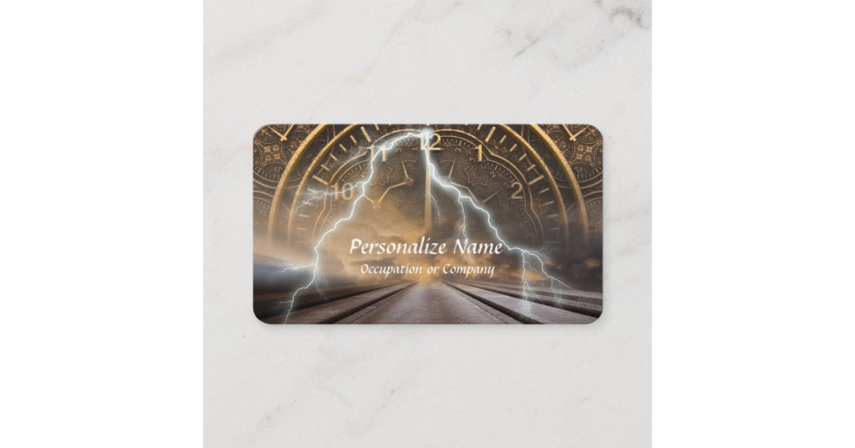 Paranormal Time Travel Supernatural Vortex Business Card | Zazzle