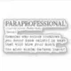 Paraprofessional Definition, Para Teacher Gift Sticker | Zazzle